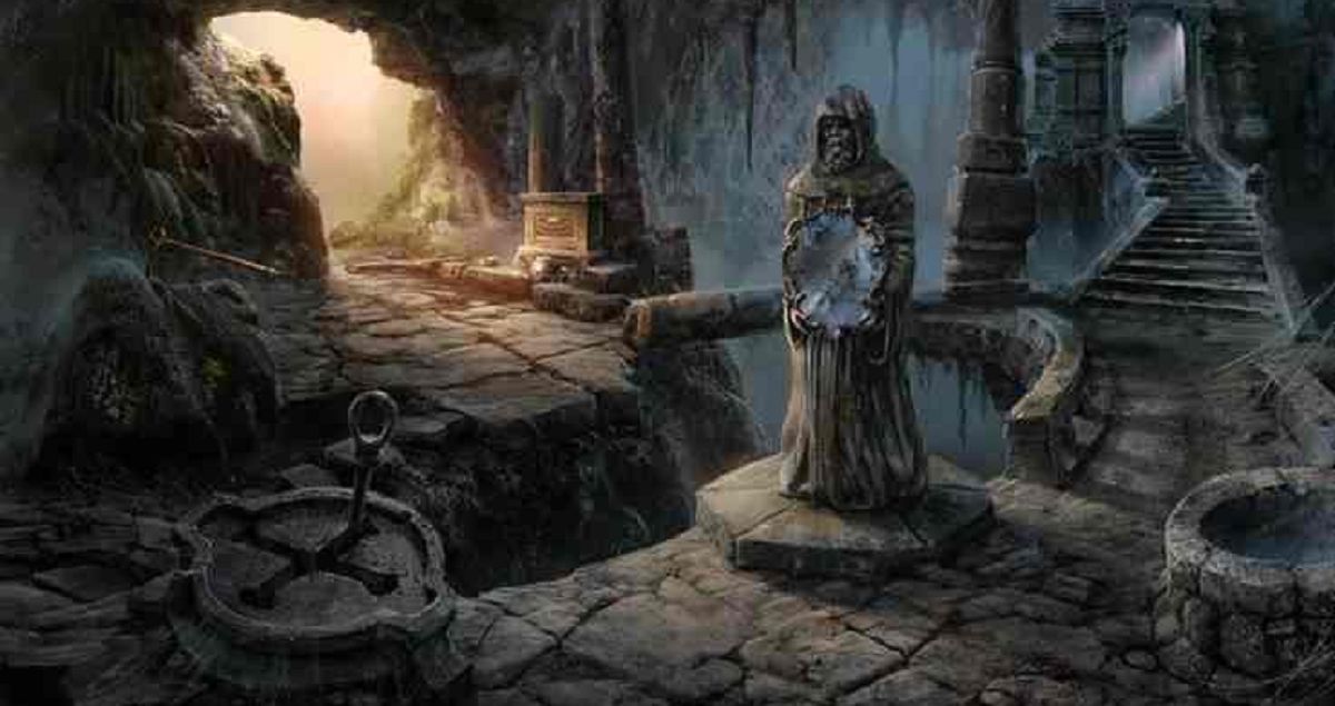 You awaken on a small island aloft in the clouds. There is no time to ...