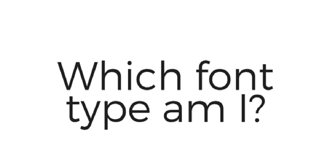 Visual Print & Design's Font Quiz | Take the Quiz | QuizMaker