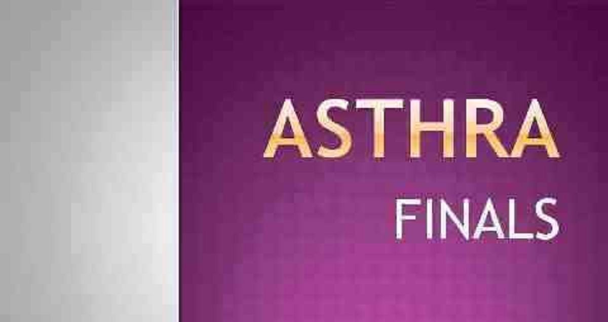 ASTHRA FINALS | Take the Quiz | QuizMaker