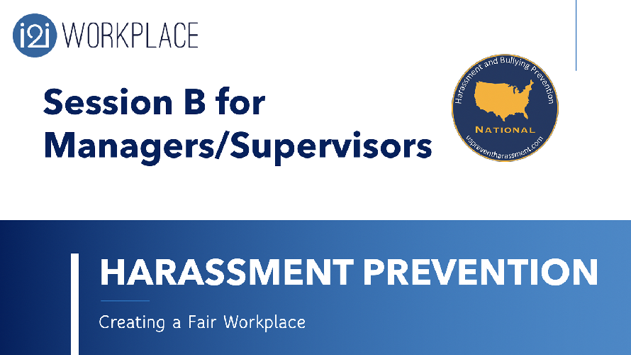 Results - i2i 2025 - US/National Harassment Prevention Training Session B